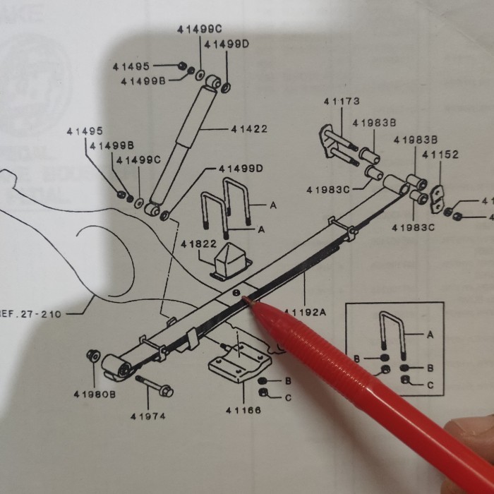 Jual Tusukan Per Daun Mitsubishi All New Triton | Shopee Indonesia
