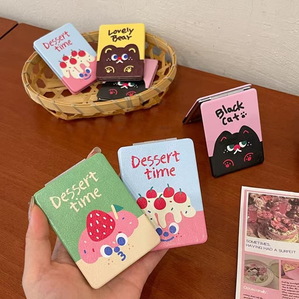 Jual 99KHOME Cermin Kaca Rias Lipat Portable Cermin Lipat 2 Sisi Kaca ...