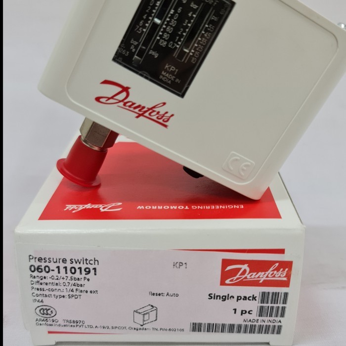 Jual Terbaik Danfoss Pressure Switch Kp 1 Lp 060-110191 (Auto) | Shopee Indonesia