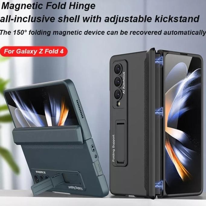 Jual NEW Case Casing Samsung Galaxy Z Fold4 Fold 4 Kickstand Magnetic ...