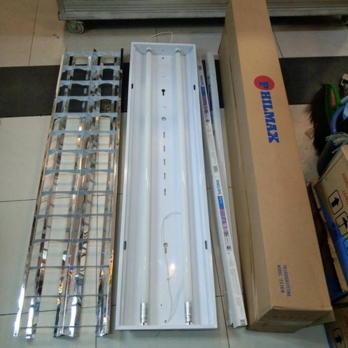 Jual Kap RMI 2x36 Watt + Lampu TL LED 16Watt Philips Bagus | Shopee ...