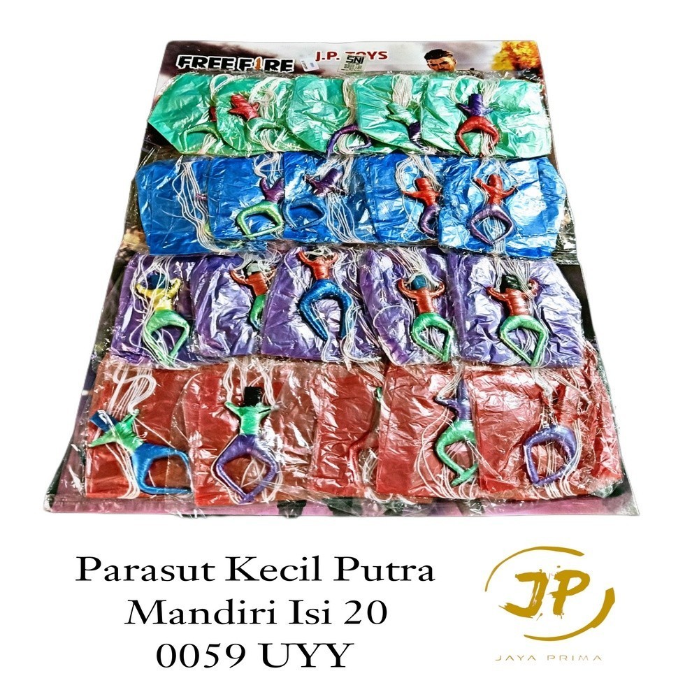 Jual MAINAN ANAK PARASUT KECIL PUTRA MANDIRI ISI 20 PCS | Shopee Indonesia