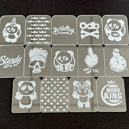 Jual Boro Glass Logo / Kaca Boro Tank Bergambar / Kaca Penutup Boro ...