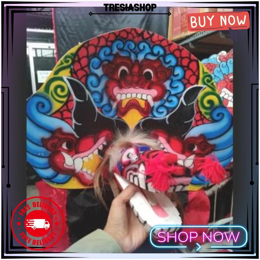 Jual Caplokan Devil Premium Kepala Kayu Waru Barongan Jaranan Kuda ...