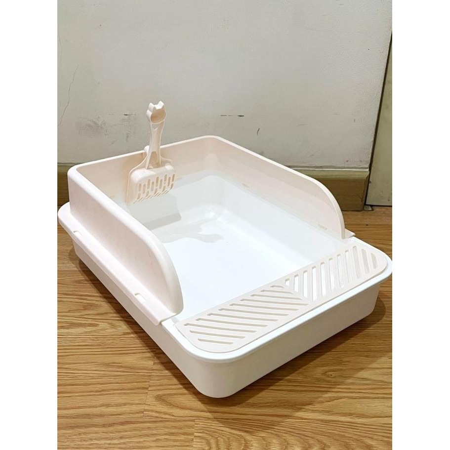 Jual LARGE - CAT LITTER BOX TOILET TEMPAT PUP BAK PASIR WADAH KUCING ...