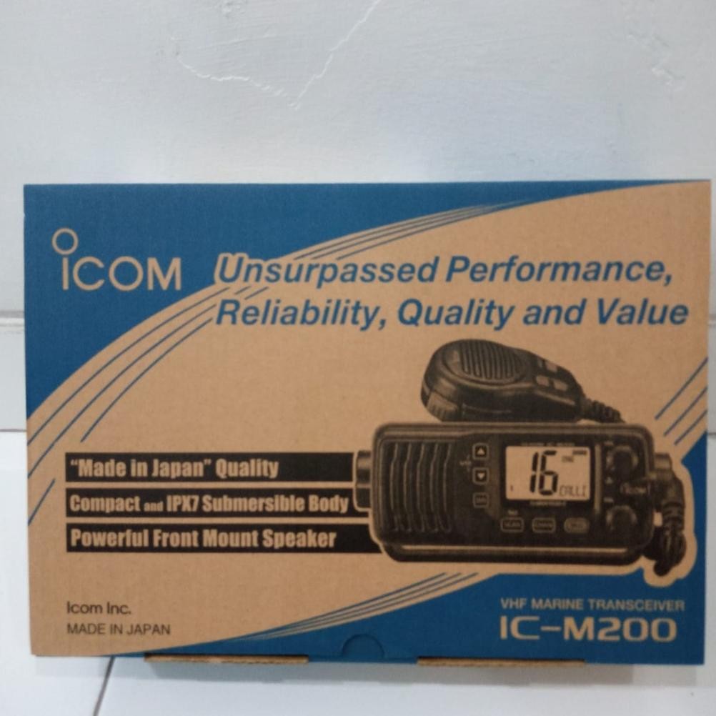 Jual Dimi Ricom Marine Ic M200 Mobil Single Band Ic-M200 Vhf Radio Komunikasi Ht Icom Made In ...