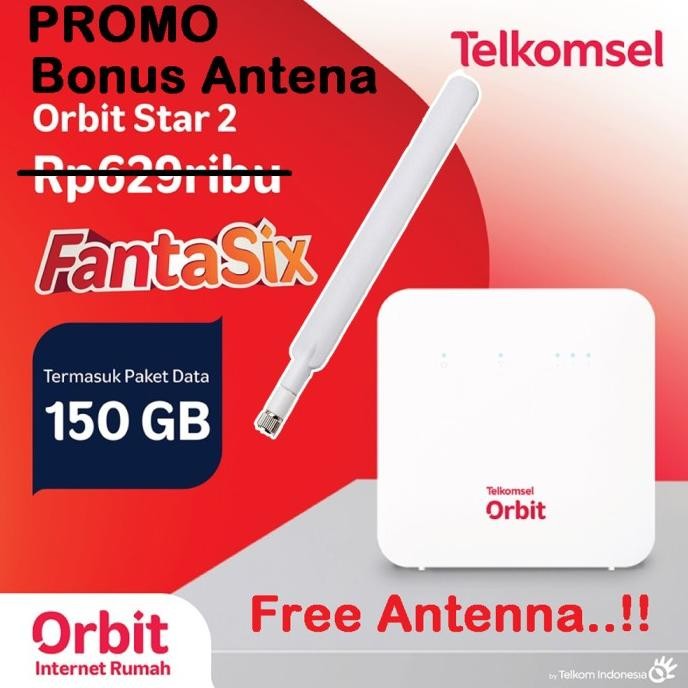 Jual Home Router CPE Telkomsel ORBIT Star 2 HUAWEI B312 150GB Free ...