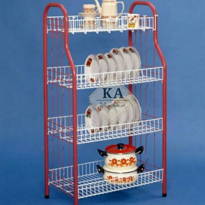 Jual Rak Piring Besi / Rak Besi Master Susun 4 | Shopee Indonesia