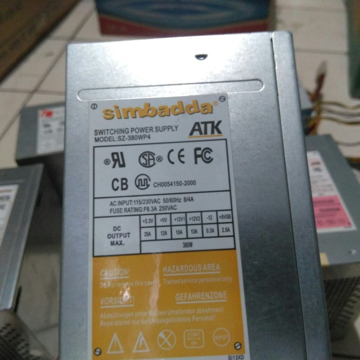 Jual Power Supply Simbadda 380 Watt PSU ATX Copotan Casing Murah | Shopee Indonesia