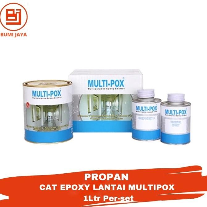 Jual Cat epoxy lantai Multipox MX-99 Propan 1 Ltr per set | Shopee ...