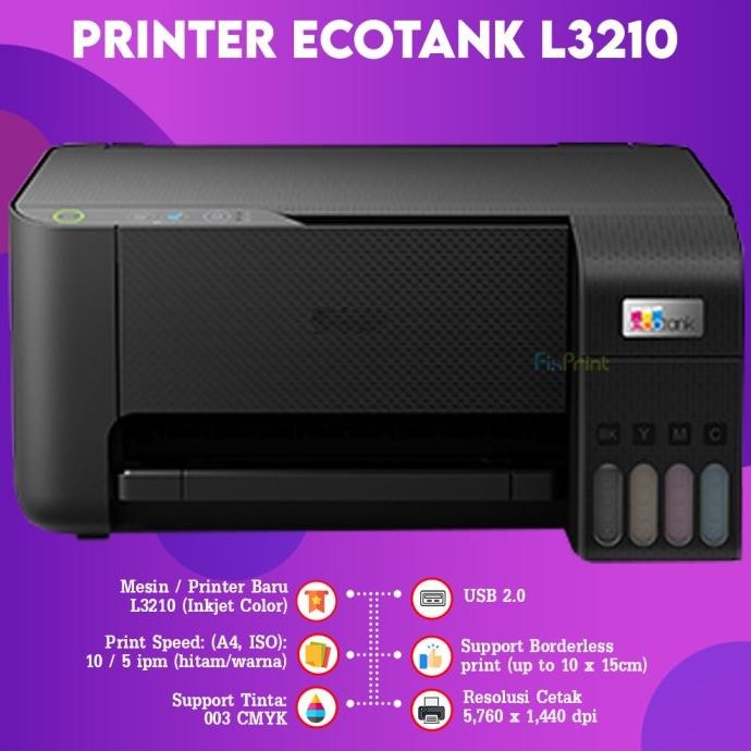 Jual Printer L3210 All-In-One EcoTank L 3210 Print Scan Copy A4 ...