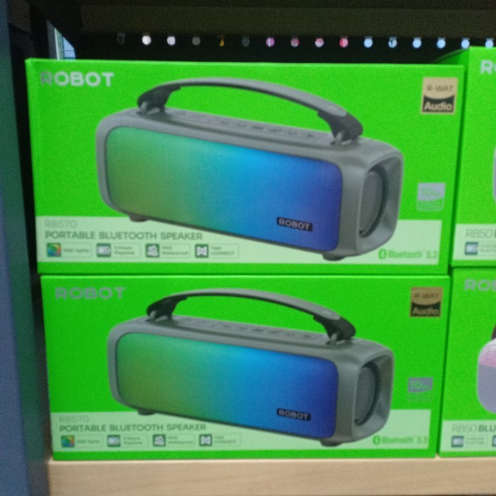 Jual speaker bluetooth robot portabel RB570 | Shopee Indonesia