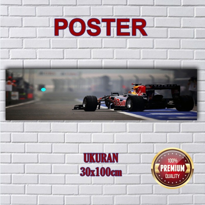 Jual TERMURAH POSTER FORMULA 1 / F1 uk 32x100cm | Shopee Indonesia