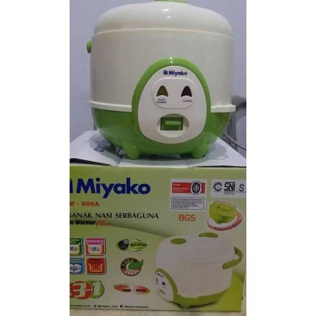Jual Miyako Magic Com Rice Cooker 0.6 Liter MCM606 A MCM 606 B MCM606 ...