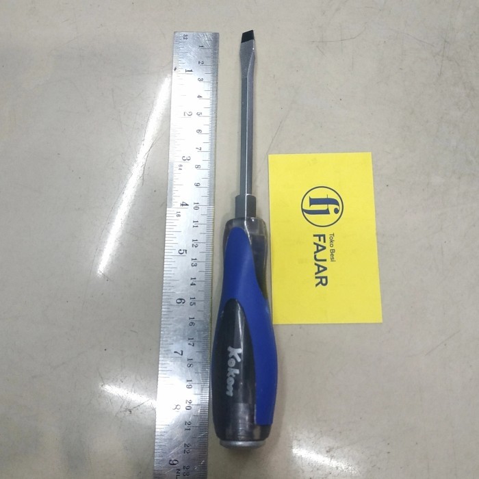 Jual siap kirim] Obeng ketok mata flat plat ( - ) 4 inchi / Obeng ...