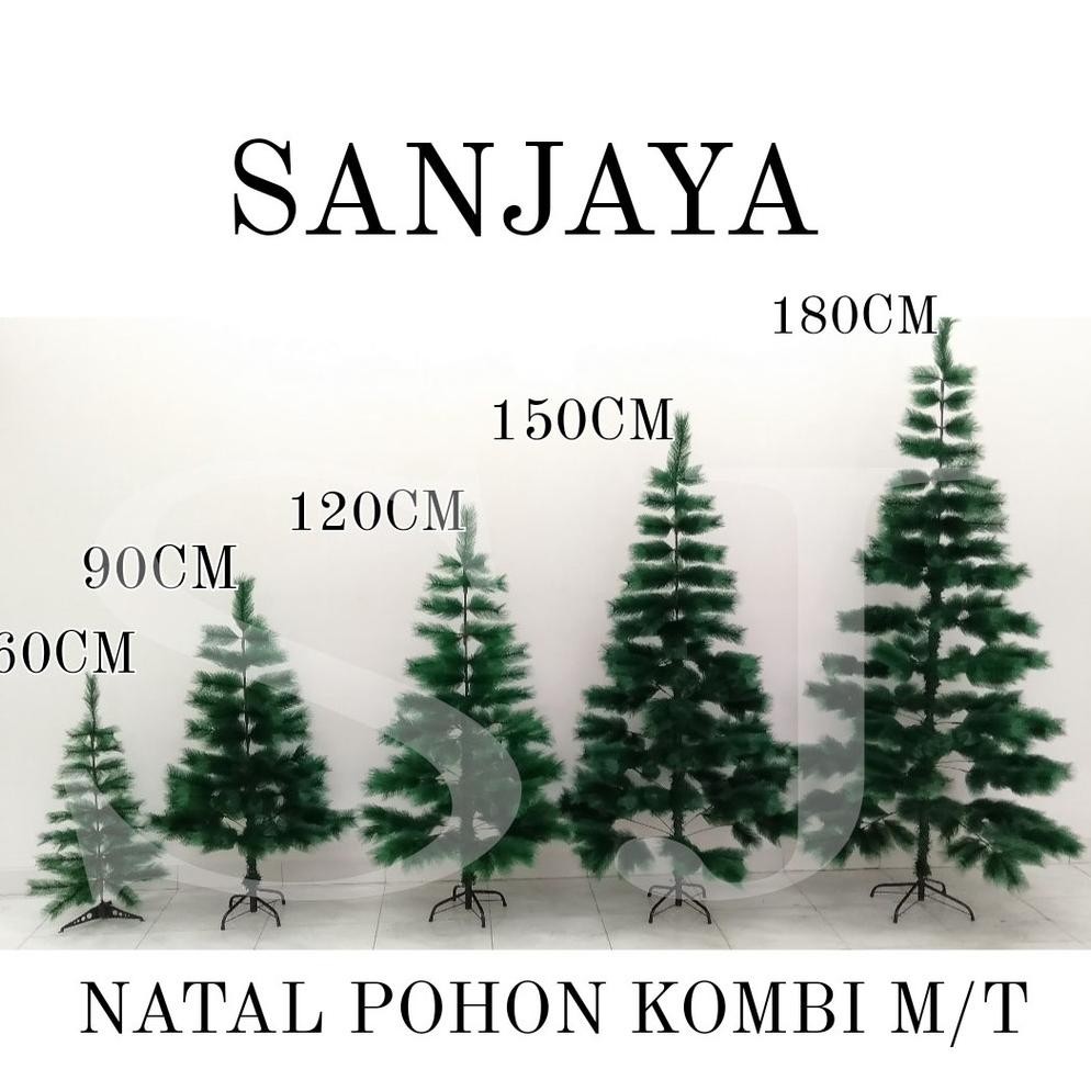 Jual [60 90 120Cm] Pohon Natal Christmas Tree Ukuran 60 - 120 Cm ...