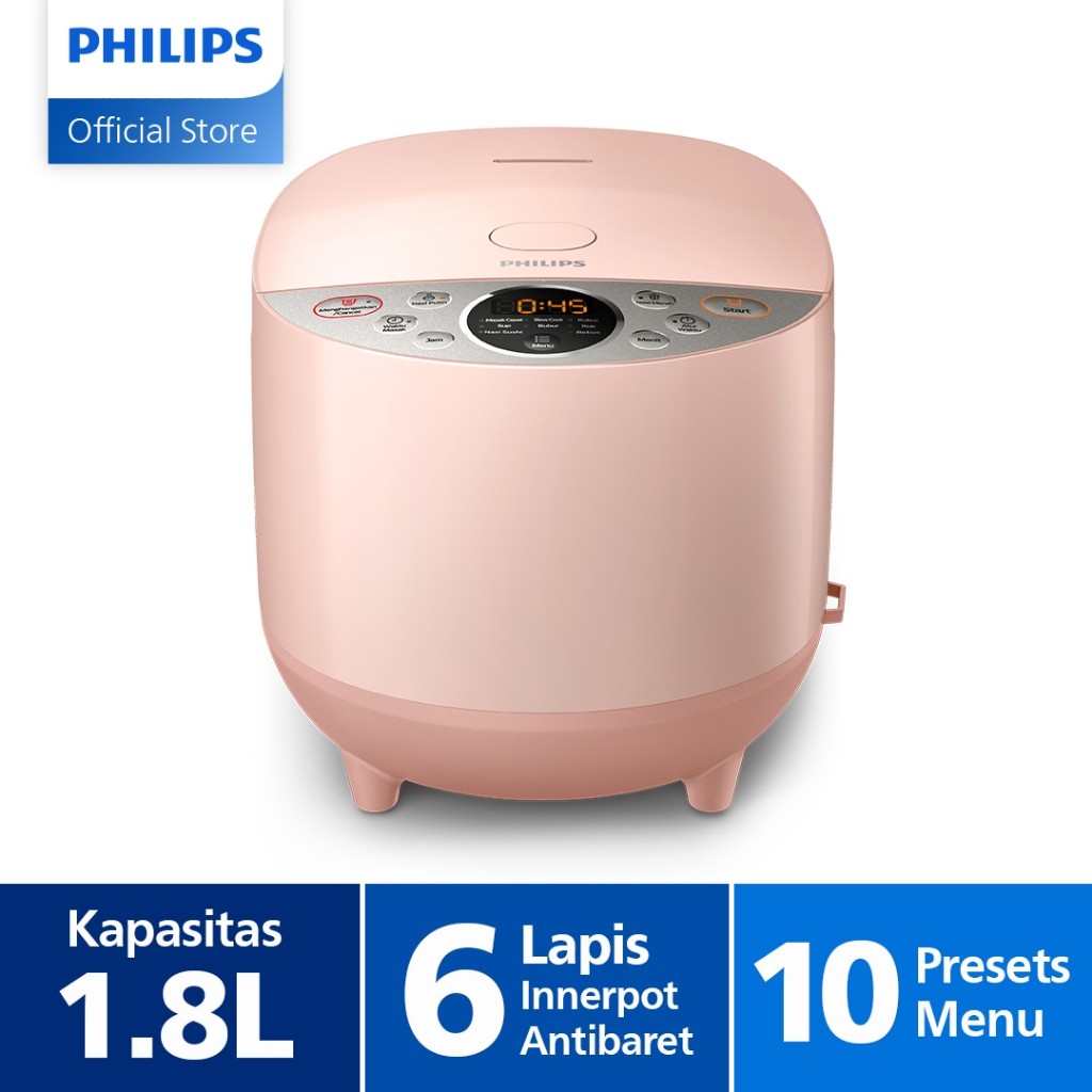 Jual Philips HD4515/30 HD4515/85 | HD4515/90 Rice Cooker Digital ...