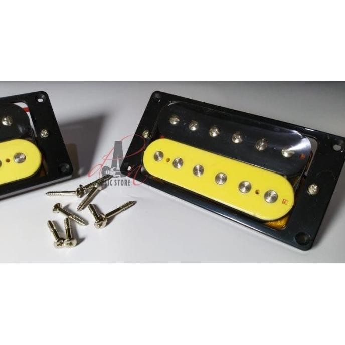 Jual Spull Spul Pickup Pick Up Gitar Guitar Double Humbucker Zebra ...