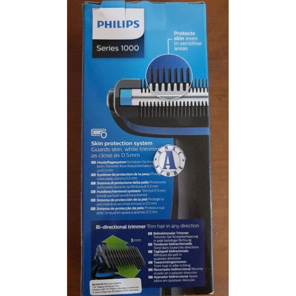 Jual Philips Bg1024-16 Bodygroom Series 1000 Alat Cukur Bg1024 | Shopee ...