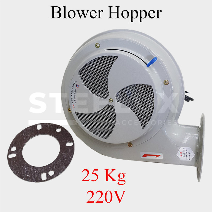 Jual Blower Hopper 25Kg 220V 120mm Keong Fan Kipas Angin Dryer Motor ...