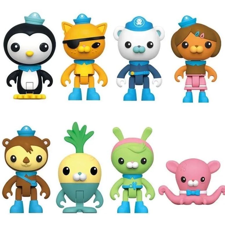 Jual the octonauts toy 8-piece set children's toys barnacles cartoon ...