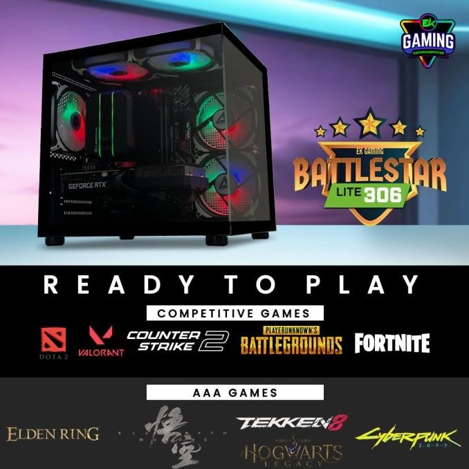 Jual Pc Rakitan Komputer Ek Gaming Battlestar Lite Nvd5 Core I5 Rtx ...