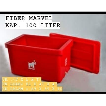 Jual Ready Cooler Box / Coolbox Marvel Kapasitas 100 Liter | Shopee ...