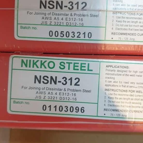 Jual Kawat Las Nikko Steel Nsn-312 D.3.2Mm Aws E312-16 !! Ready | Shopee Indonesia
