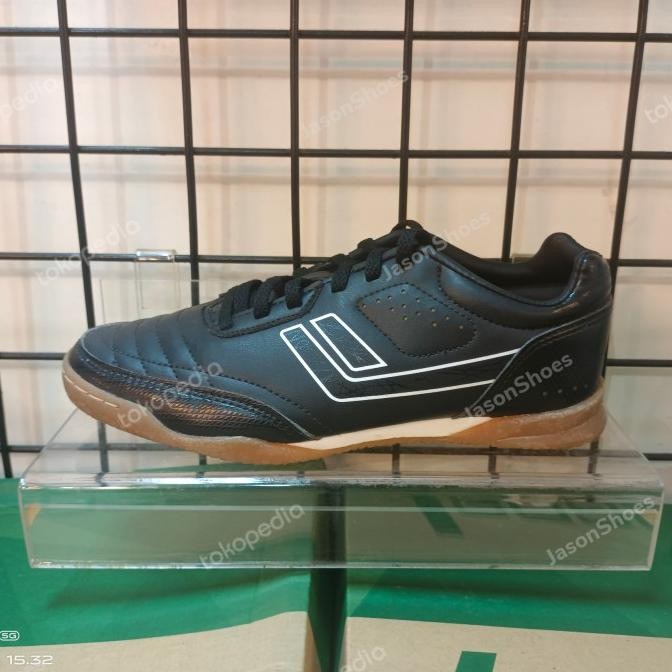 Jual Sepatu League Legas Futsal Anak Hitam Meister Jr La Original Murah ...