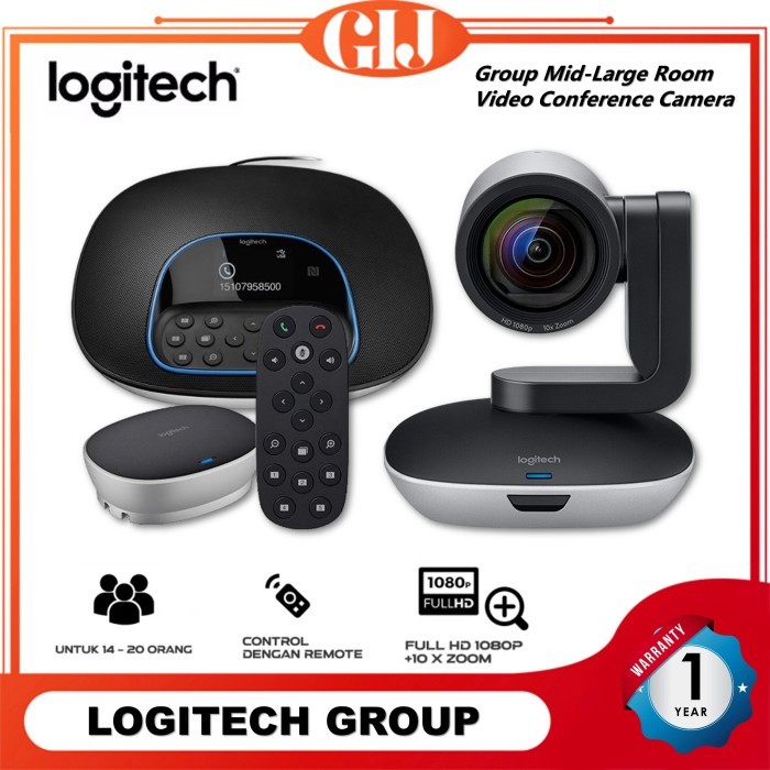 Jual HARGA DISC - LOGITECH GROUP CC3500e Video Live Meeting Rapat ...