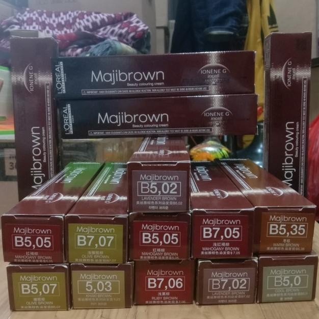 Jual Loreal Cat Rambut Majibrown 50Ml | Shopee Indonesia