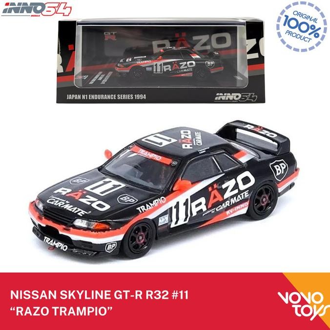 Jual Inno 1/64 Nissan Skyline GT-R R32 #11 "RAZO TRAMPIO" Inno64 ...