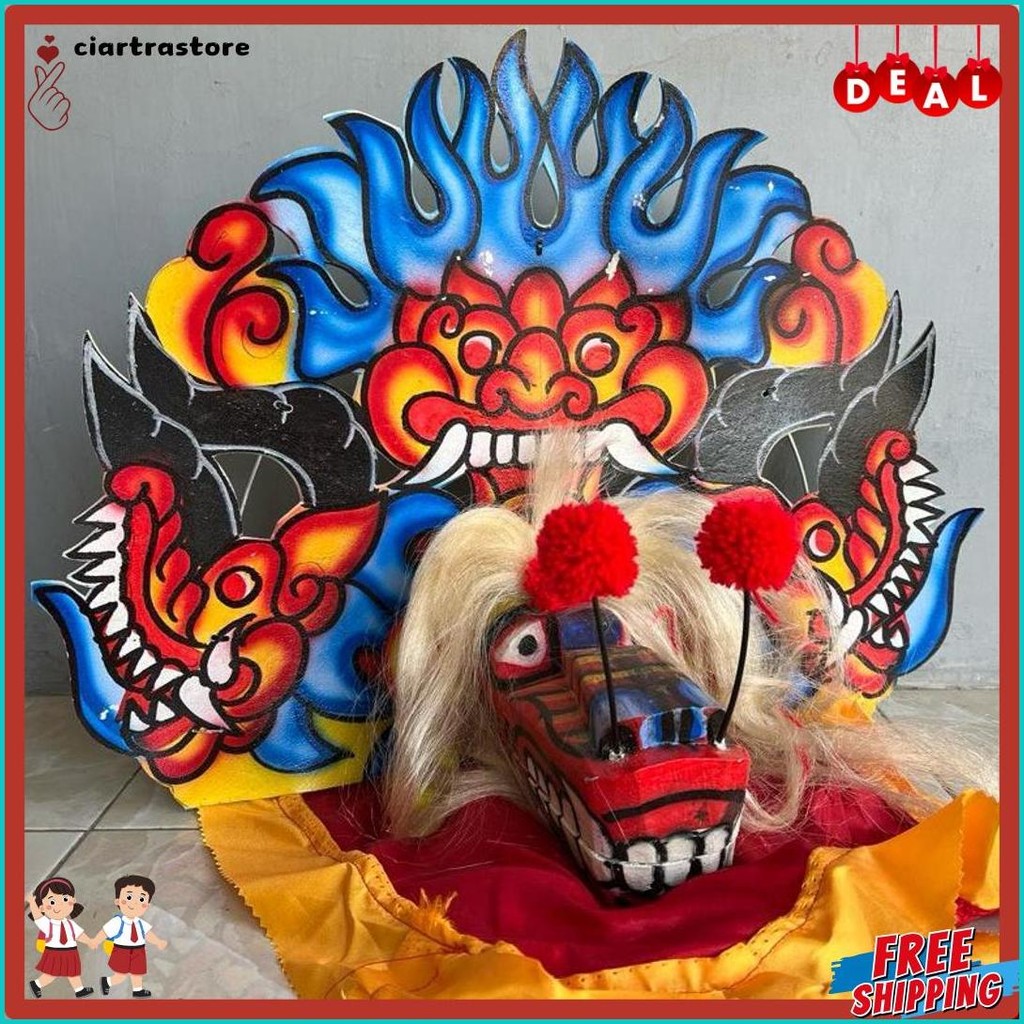 Jual Sale Mainan Tradisional Barongan Telon|Barongan Devil|Barongan ...