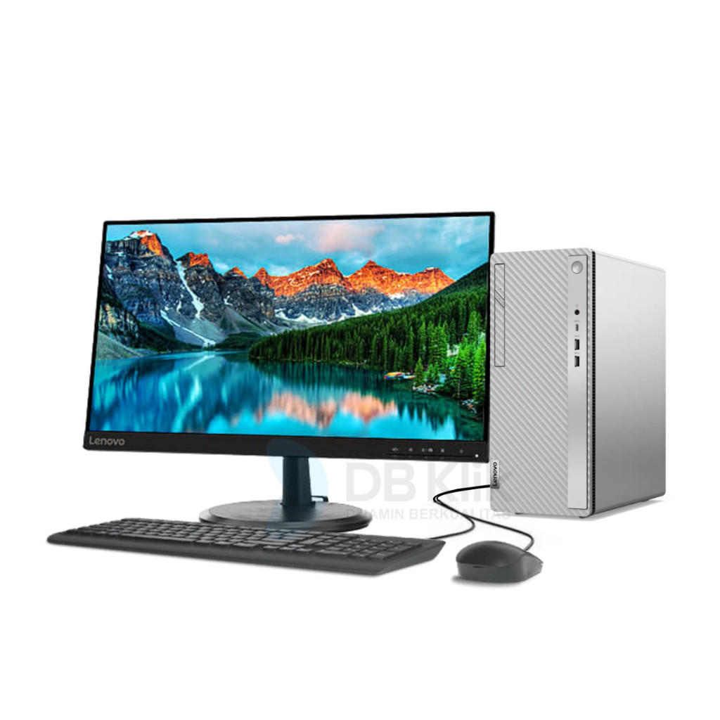 Jual Lenovo Pc Desktop 14Iab7-42Id I5-12400 8Gb Hdd 1Tb Dvdrw 21.5" Dos ...