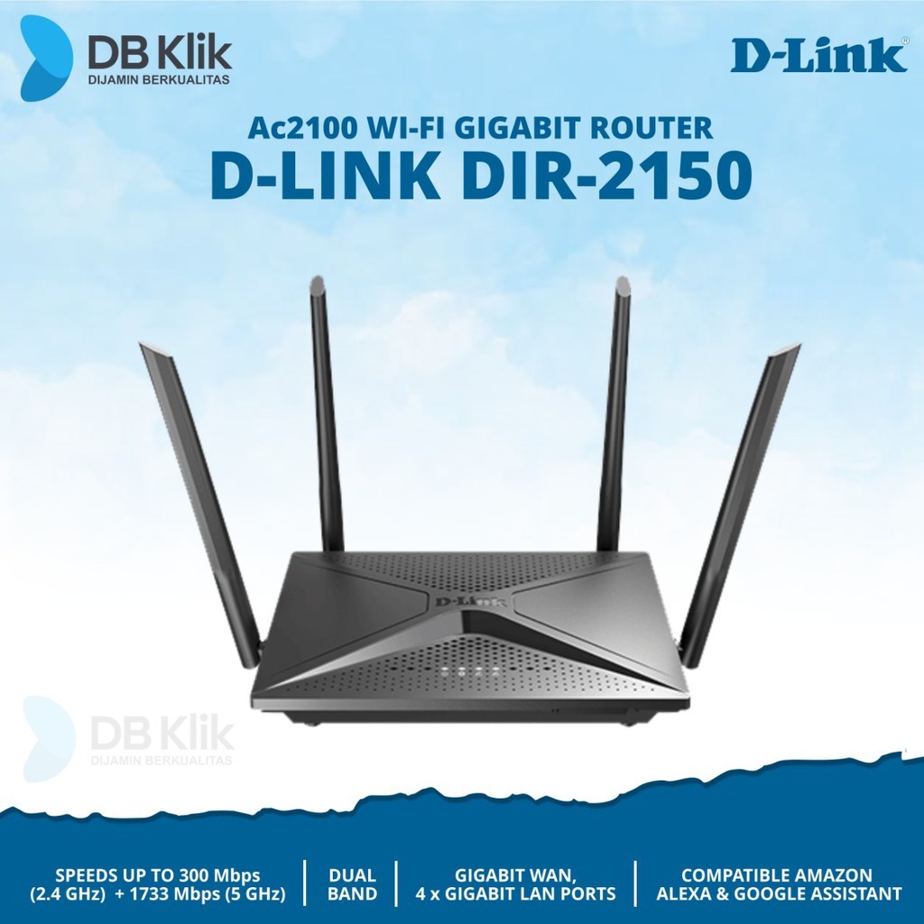 Jual Dlink Router D-Link Dir-2150 Ac2100 Mesh Wifi Gigabit- Dir2150 ...