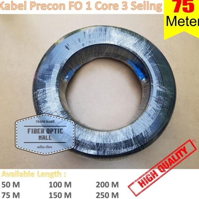 Jual Kabel Precon 75 meter Dropcore 1 core 3 seling Fiber Optik ...
