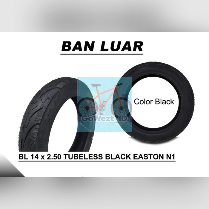 Jual Ban Luar Sepeda Listrik Tubless Ukuran 14 X 2.50 Genio Selis E-Bike | Shopee Indonesia