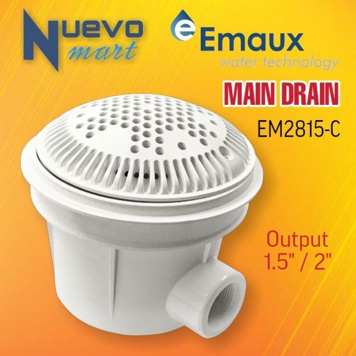 Jual Main Drain Kolam Renang Emaux EM2815C EM 2815 C Maindrain | Shopee ...