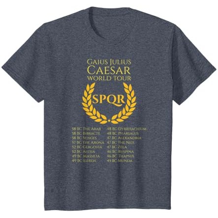 Jual Sejarah Roma Kuno SPQR - T-Shirt Tur Dunia Julius Caesar |kexq2zBB ...