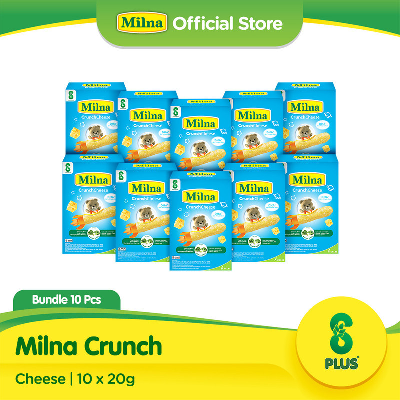 Jual Bundle 10 Pack Milna Crunch Cheese | Shopee Indonesia