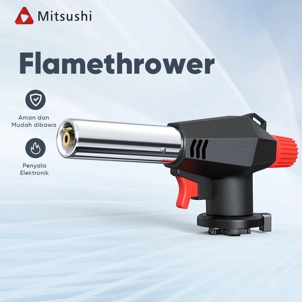 Jual Mitsushi Flame Gun Blow Torch Kepala Gas Torch Kaleng Tabung - Pemantik Api Otomatis Torch ...