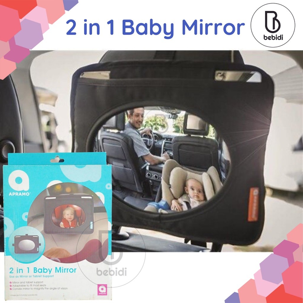 Jual Spion Car Seat APRAMO KACA MOBIL Bayi 2In1 Baby Mirror 2 IN 1 ...