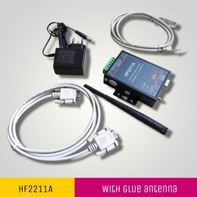 Jual HF2211A HF2211 Serial Modbus RS232 RS485 RS422 to WiFi Ethernet | Shopee Indonesia