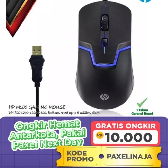 Jual Hp M100 Optical Gaming Mouse | Shopee Indonesia