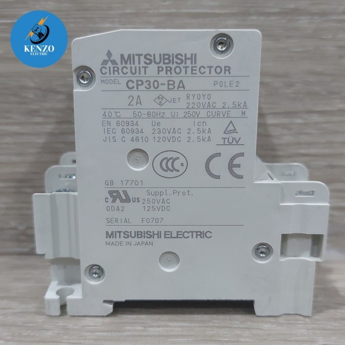 Jual Circuit Breaker / Protector Cp30-Ba 2P 2A Mitsubishi | Shopee Indonesia