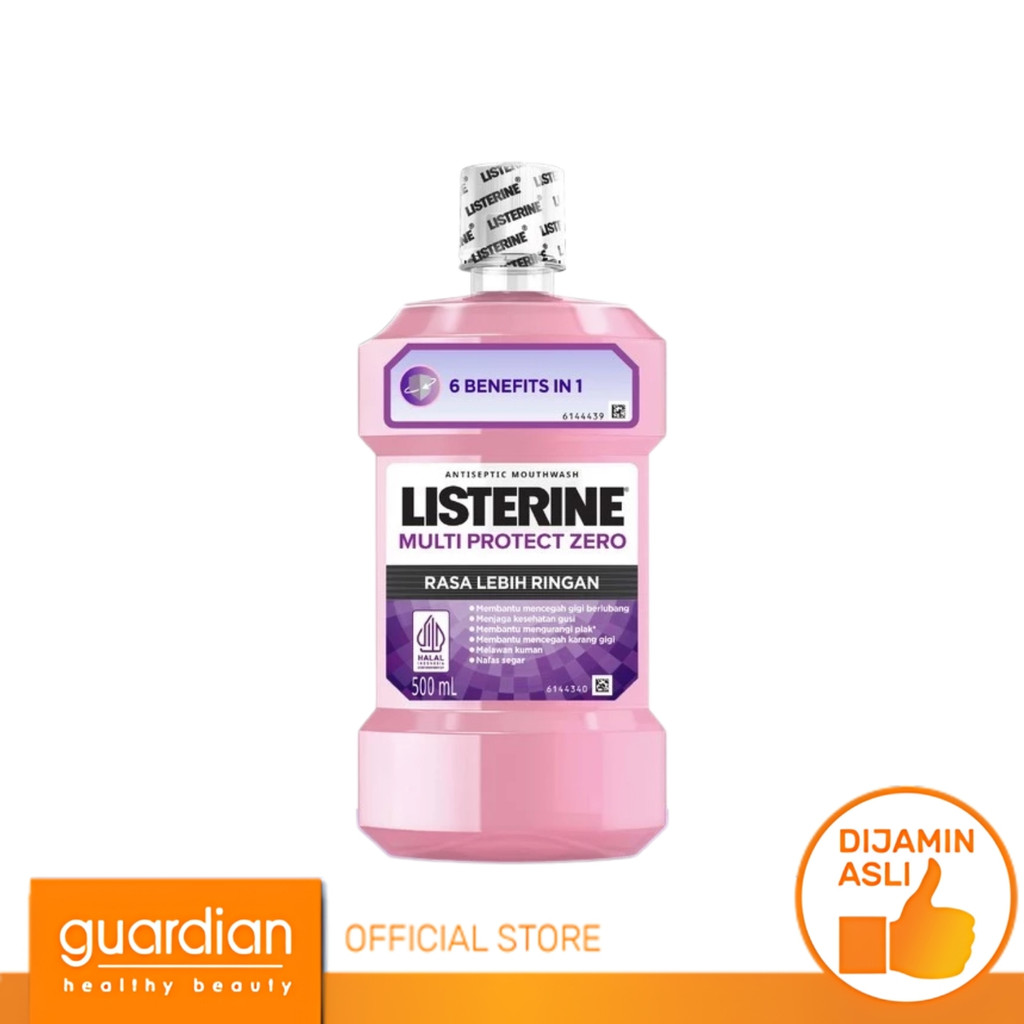 Jual Listerine Multi Protect Zero Antiseptic Mouth Wash 500Ml - Obat ...