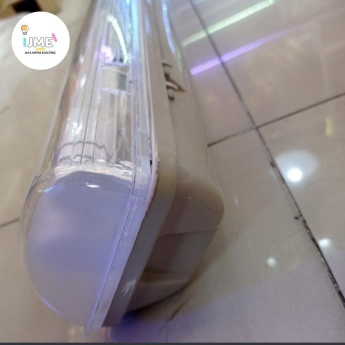 Jual Kap Tl 2X36 Waterproof Ip65 Set + Lampu T8 Led 16 Watt Ecofit ...