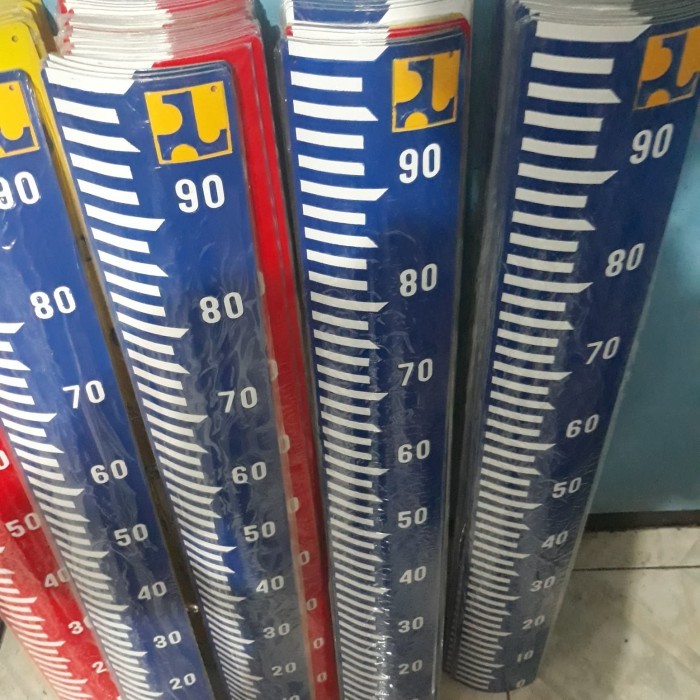 Jual Spesial Peilschaal Peil Scale Papan Duga Alat Ukur Tinggi Air ...