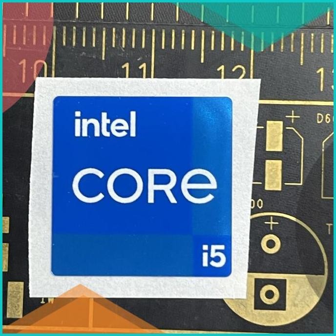 Jual Sticker stiker logo intel Core i5 11th gen ori 11OKTZ4 sparepart ...