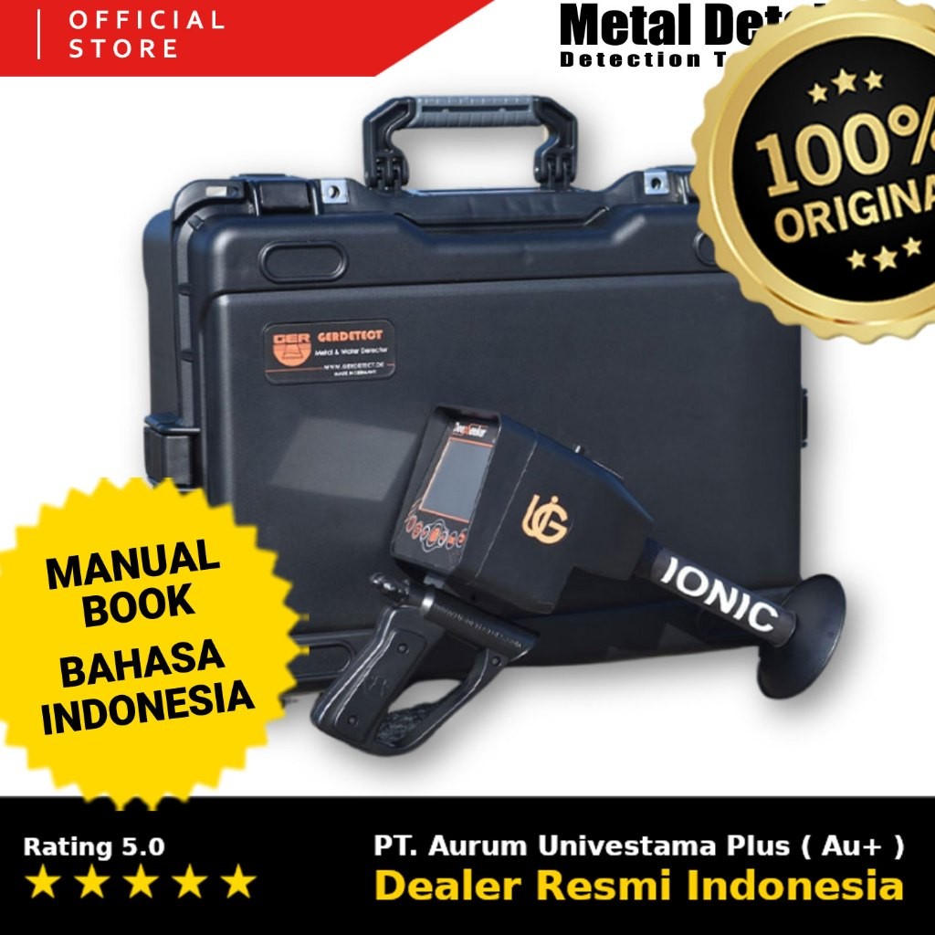 Jual Metal Detektor GER Detect Deep Seeker Alat Pencari Emas Jarak Jauh ...